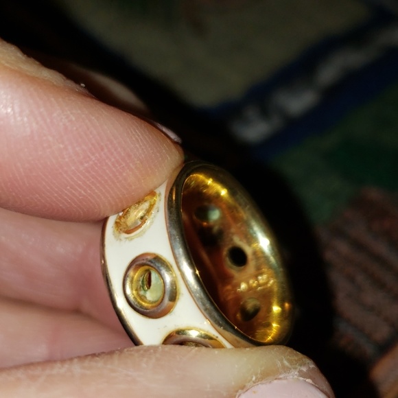 Coach | Jewelry | Coach Brand Enamel Ring | Poshmark